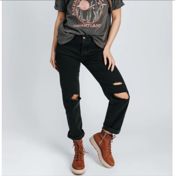 Free People | Jeans | Nwt Free People X We The Free Bren Boyfriend Jean ...